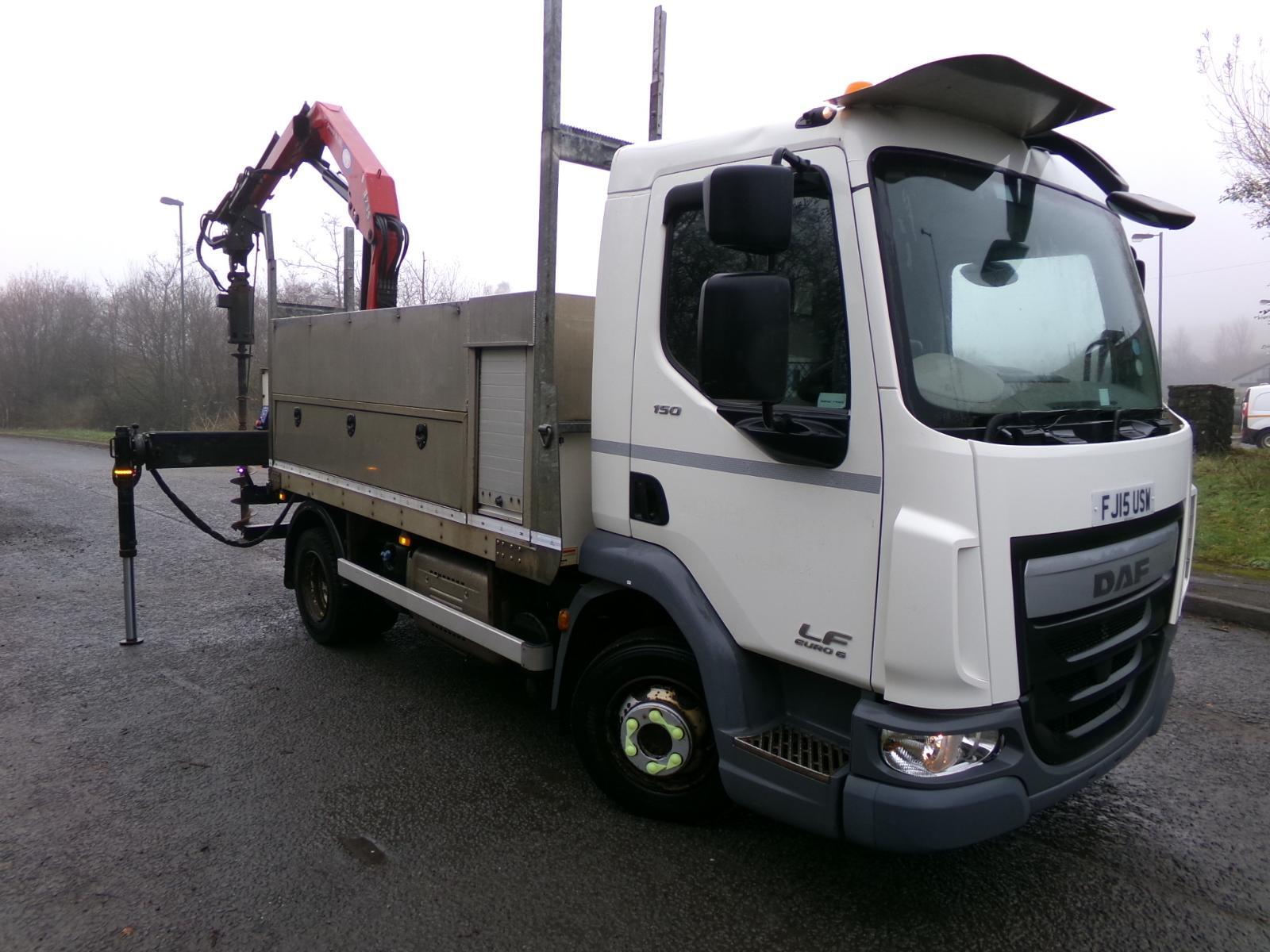 2015 (15) LEYLAND DAF LF 150 FA POLE ERECTION TRUCK. 7.5 TON. EURO 6 ...