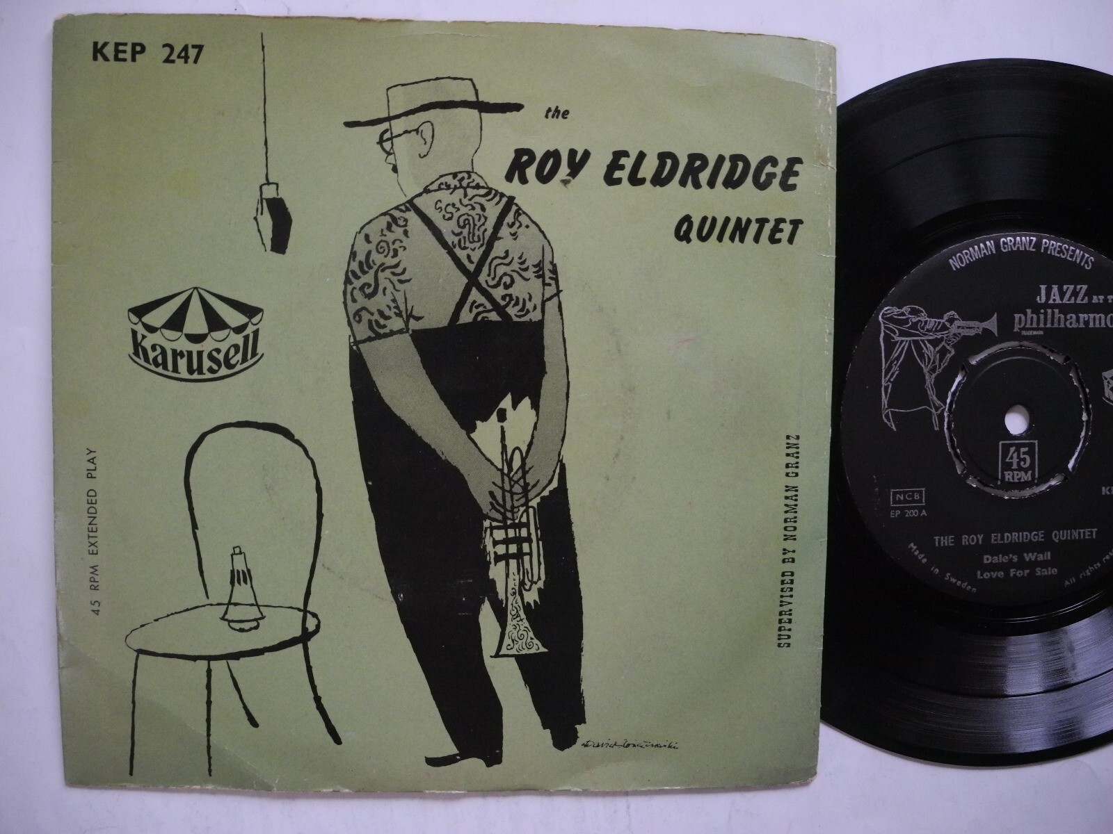 ROY ELDRIDGE QUINTET Dale's Wail / Love For Sale + 2 EP 45 7" 1954 Sweden VG(+) | eBay