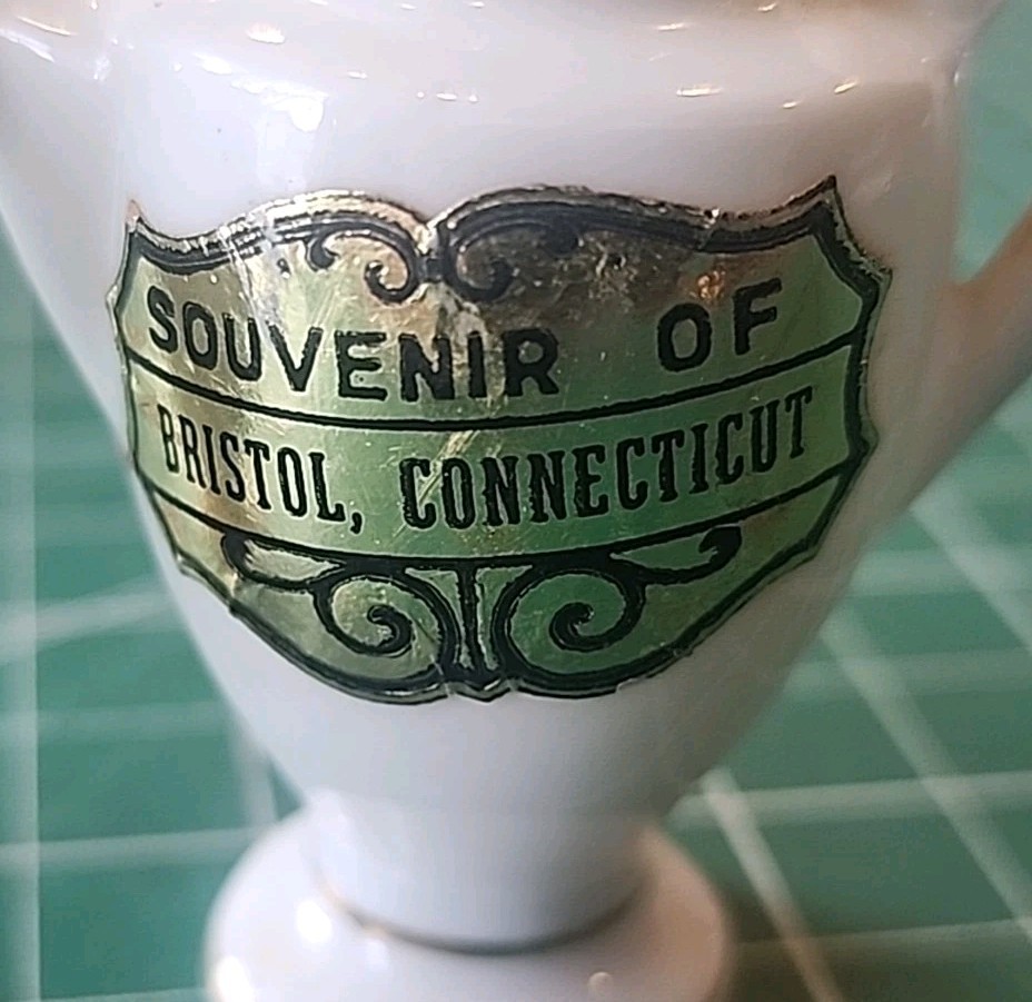 Teapot Salt & Pepper Shakers Bristol Connecticut Souvenir Stoppers ...