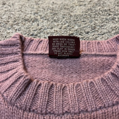 Vintage Nordstrom 100% Shetland Wool Sweater Women’s L Pink Scottish ...