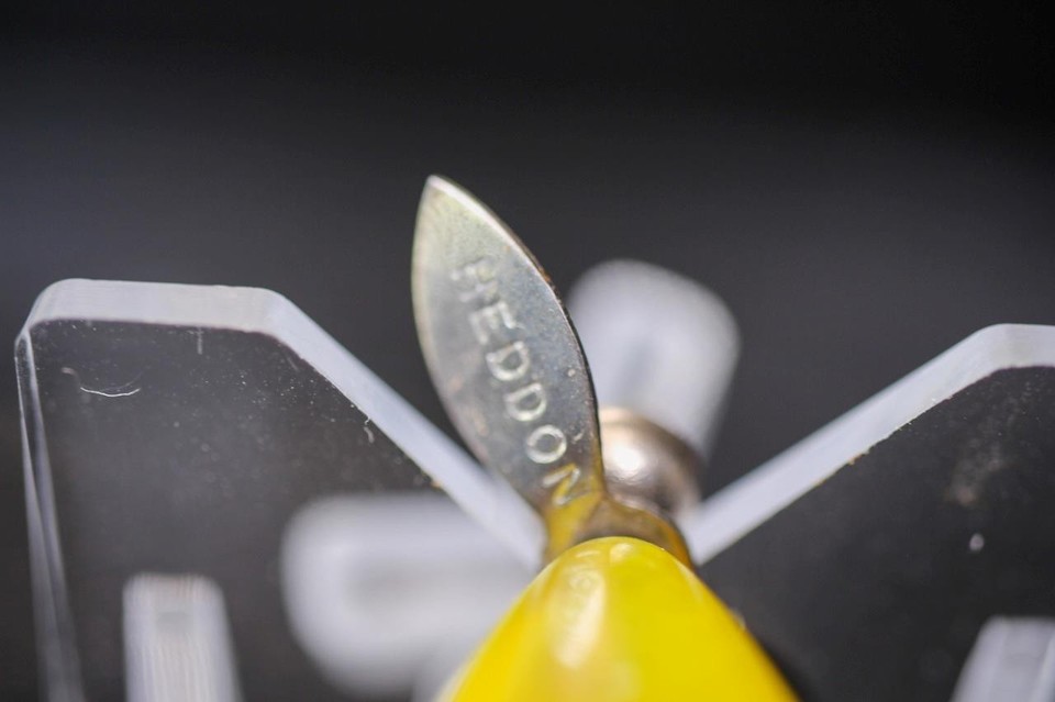 Heddon Tiny Torpedo YELLOW SCALE BLACK STRIPES RED EYE Fishing Lure | eBay