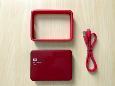 WD My Passport Ultra 4TB With WD Grip Pack ,Red | eBay