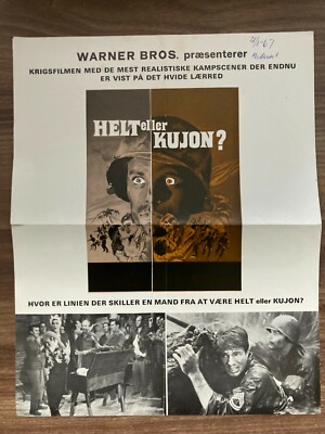 The Thin Red Line Keir Dullea Jack Warden 1964 Danish Movie Press ...