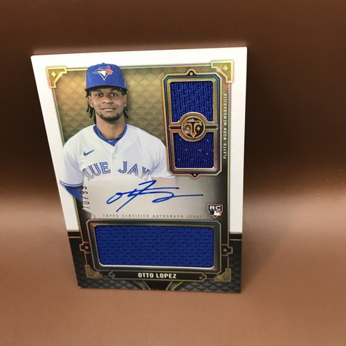 2022 Topps Triple Threads Otto Lopez Rookie Future Triple Patch Auto ...