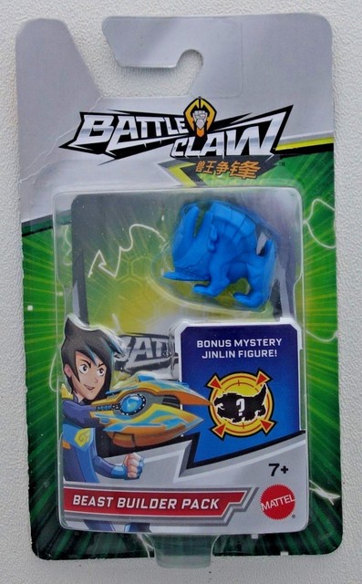 2017 Battle Claw Beast Builder Bonus Mystery Jinlin Figure 1 Card & 2 ...