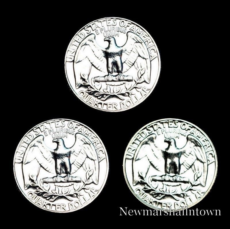 1965 1966 1967 SMS Washington Quarter Mint SMS U.S. Coins from Special ...
