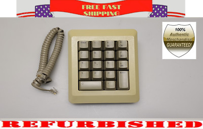 APPLE Macintosh NUMERIC KEYBOARD M0120 WITH ORIGINAL COILED CABLE VTG ...