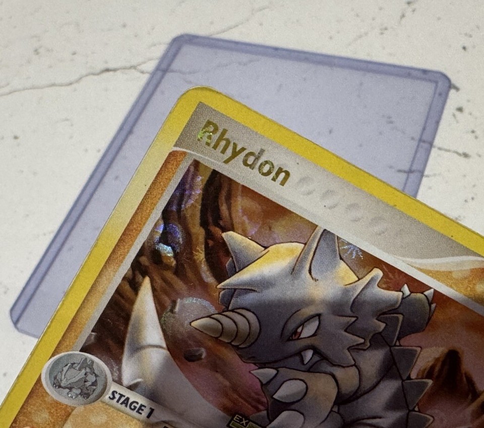 Pokemon Rhydon Emerald Stamp Holo 19/106 Light Play EX Emerald Holo ...