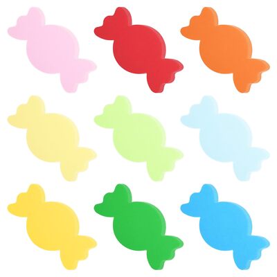 Candy Cutouts 108 Pack Paper Candy Colorful Candy Cutout for Classroom ...
