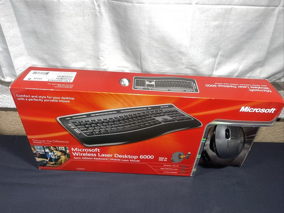 Microsoft 6000 V3 XSA00002 Wireless Keyboard NIB | eBay