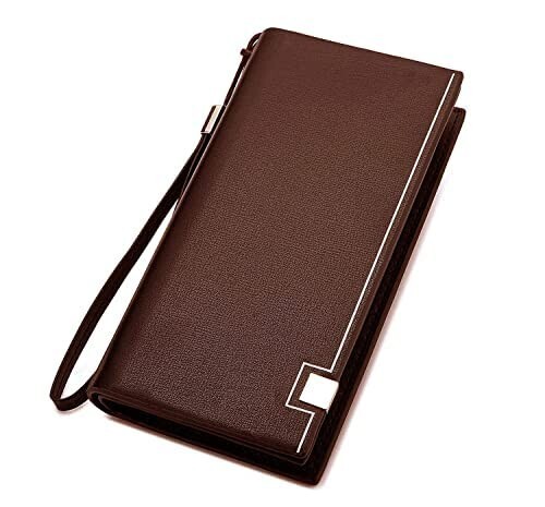 Brand Conquer Big Size Leather Clutch Crown Women Wallet | Wallet Brown ...