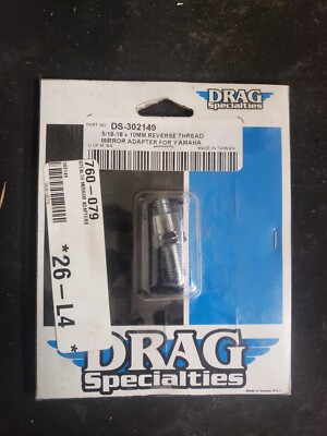 Drag Specialties DS-302149 Mirror Adapter 5/16"-18 x 10MM Reverse ...