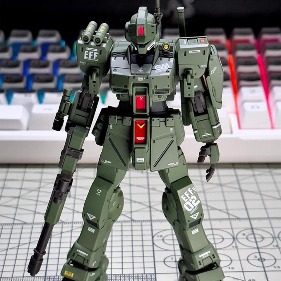 HG 1/144 RGM-79S GM Spartan Assembly Model Kit - Gundam Robot Action ...