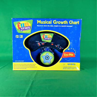 Growth Chart - Fun Years Musical Growth Chart -NIB ****FREE SHIPPING ...