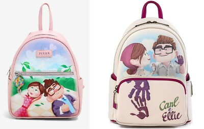 Ellie And Carl Up Disney Loungefly Backpack Fall Virtual Con Mailbox | eBay