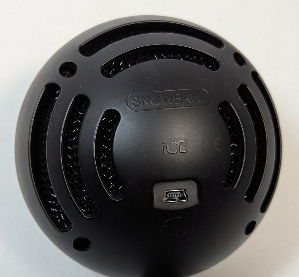 Blue Snowball Ice Microphone Stand & USB Cable Black | eBay