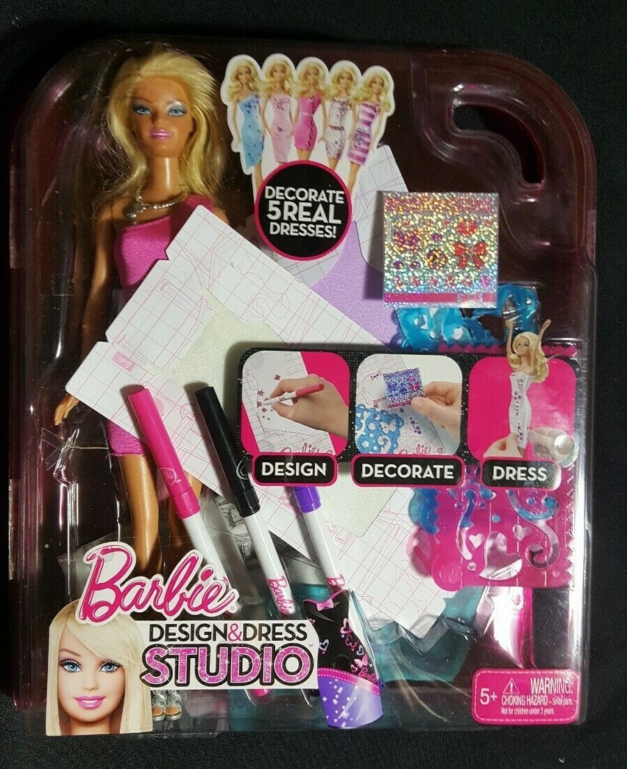 Barbie Design & Dress Studio Comes With Barbie Doll Creative | eBay