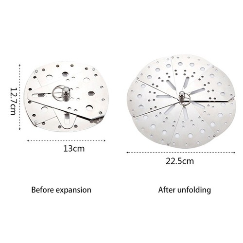 Stainless Adjustable Drop Lid Simmering Food Pot Cover -Overflow ...