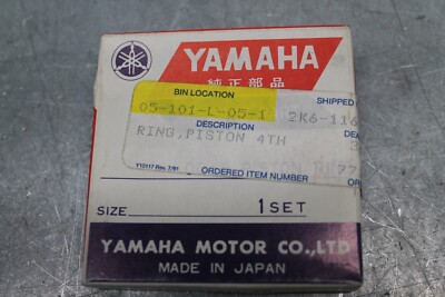 Yamaha 1978-81 YZ125 YZ 125 Piston Rings 4th o/s 2K6-11611-40 | eBay