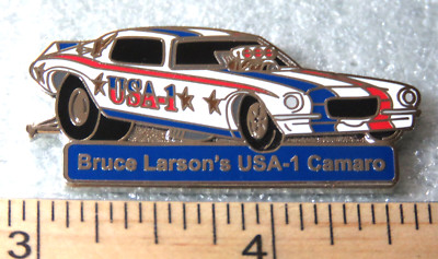 Bruce Larson NHRA USA-1 Camaro Funny Car Pin Limited Edition | eBay