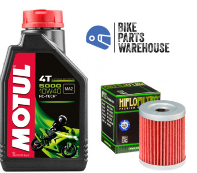 KEEWAY RKR RKF 125 MOTUL 10W-40 OIL & HIFLO FILTER SERVICE KIT | eBay UK