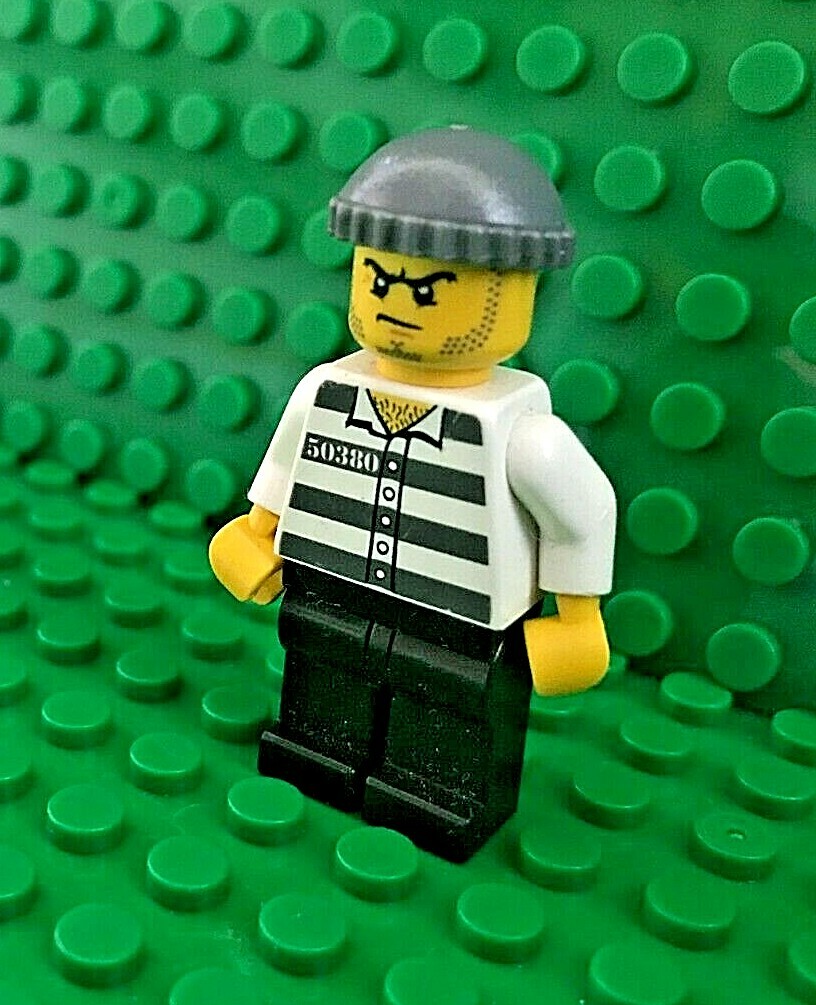 Lego Minifigure - City Prisoner Item game009 Jail Prisoner 50380 with ...