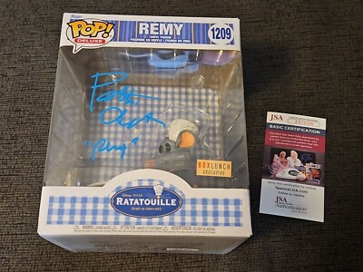 Patton Oswalt SIGNED Remy Ratatouille Funko Pop 1209 Box Lunch ...