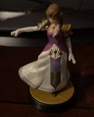 Amiibo Mario’s Super Smash Bros Princess Zelda Breath of The Wild SSB ...