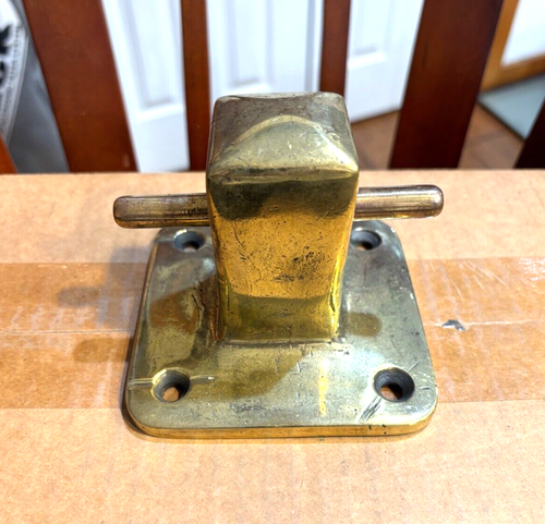 Antique/Vintage Brass SAMPSON POST/BOLLARD, Cleat 4 1/4" BASE | eBay