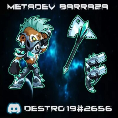 Brawlhalla Metadev Barraza Skin - Exclusive Code - Rare Code - All ...