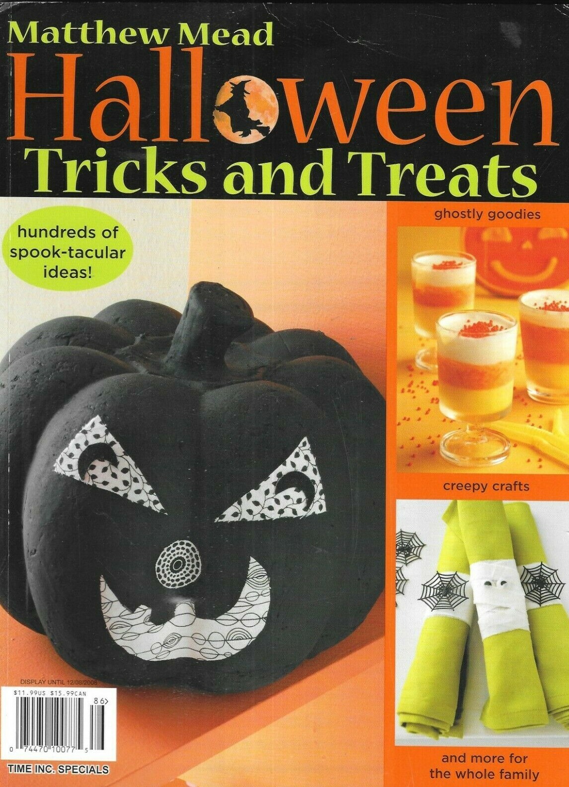 Halloween Magazine Matthew Mead Crafts Food Recipes Home Decor Patterns ...