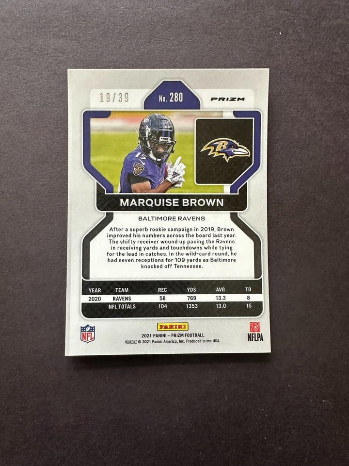 Baltimore Ravens Rookies, Inserts Parallels, Numbered Cards and Rookies ...