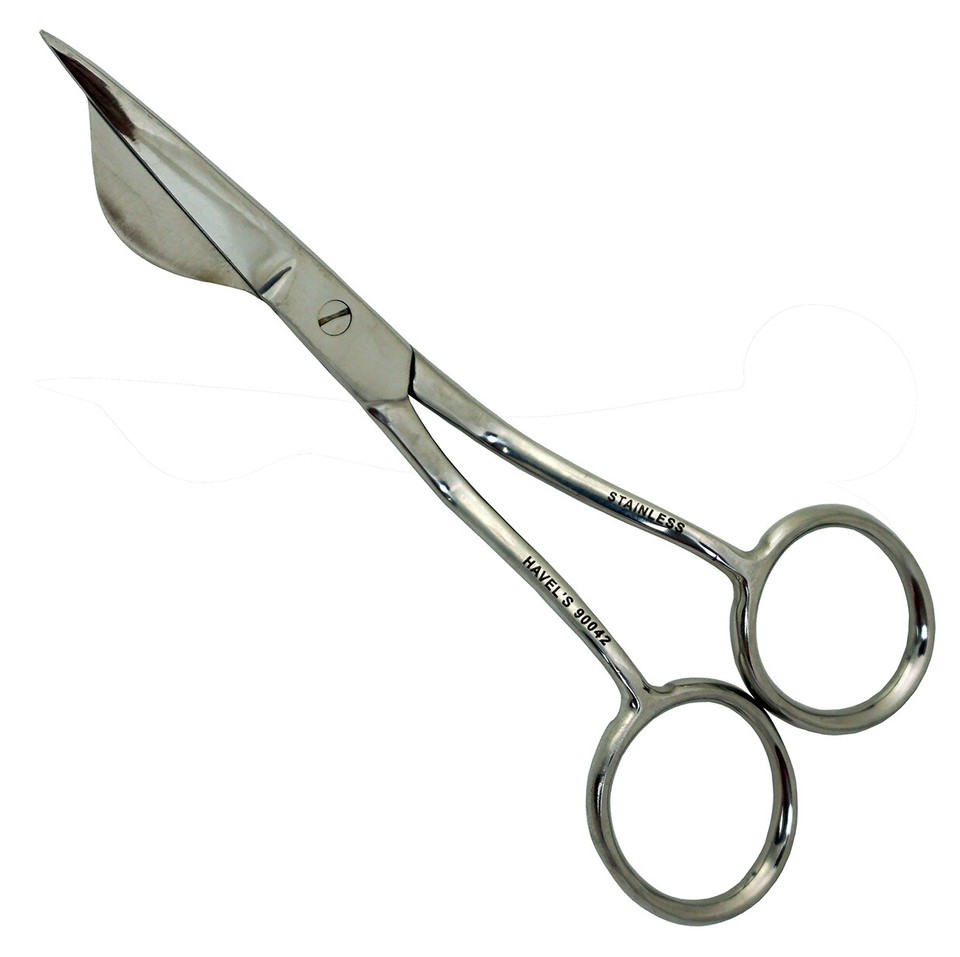 Havel Double Pointed Left Handed Duckbill Applique Scissors -- 6in | eBay