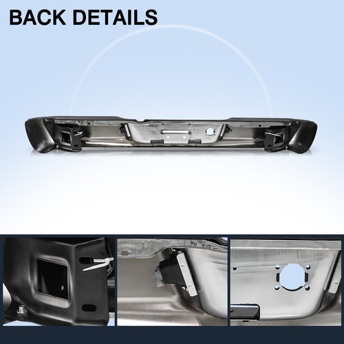Chrome Rear Step Bumper Assembly For 2002-2008 Dodge Ram 1500/2500/3500 ...