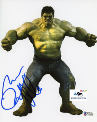MARK RUFFALO AUTOGRAPH SIGNED 8x10 PHOTO BRUCE BANNER HULK AVENGERS ...