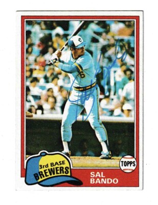 1981 Topps Sal Bando Signed Autograph #623 Baseball Card | eBay