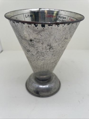 German Measuring Cup Tin ‘Luchs Messbecher’ Vintage 1950s | eBay