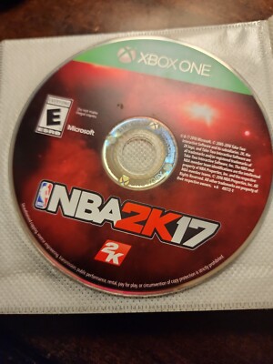 NBA 2K17 Microsoft Xbox One Great Condition Video Game Disc Only | eBay