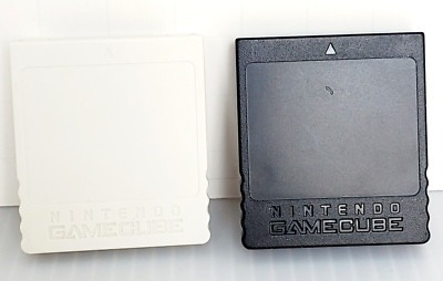 2 Official Nintendo GameCube Memory Cards | eBay