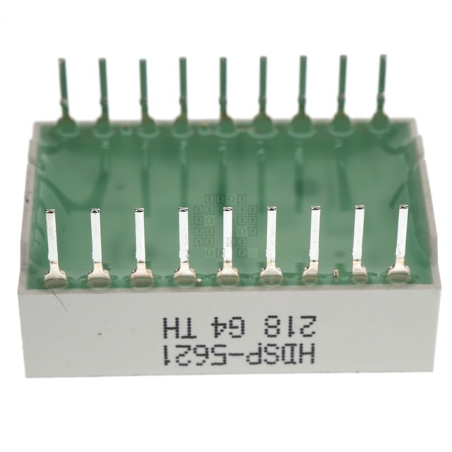 Broadcom HDSP-5621 0.56" Dual 7-Segment LED Display Green (571nm ...