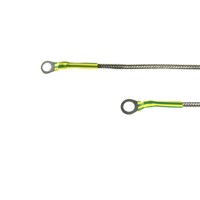 Braided Earth Strap 15A Grounding Flexible Wire 100mm M2.5-M10 00124701 ...