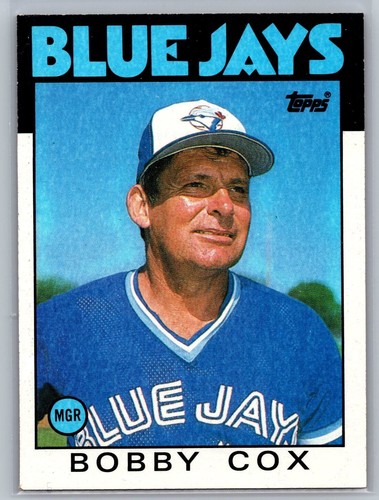 1986 Topps Bobby Cox Baseball Card #471 NM-MT | eBay