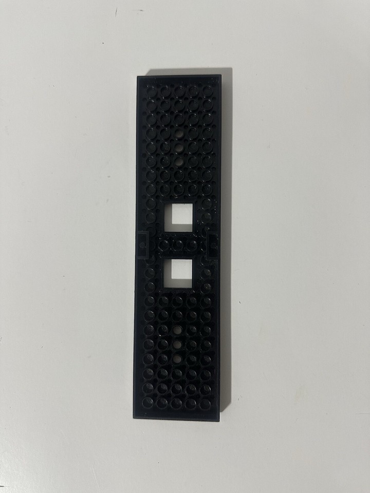 LEGO Train Base 6 x 24 with 3 Round Holes Each End (6584) Black Cargo ...