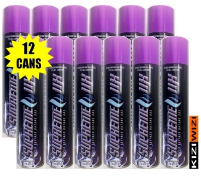 SUPREME 11X 12 cans Butane Super Refined 5 Nozzles 300 ML similar to ...