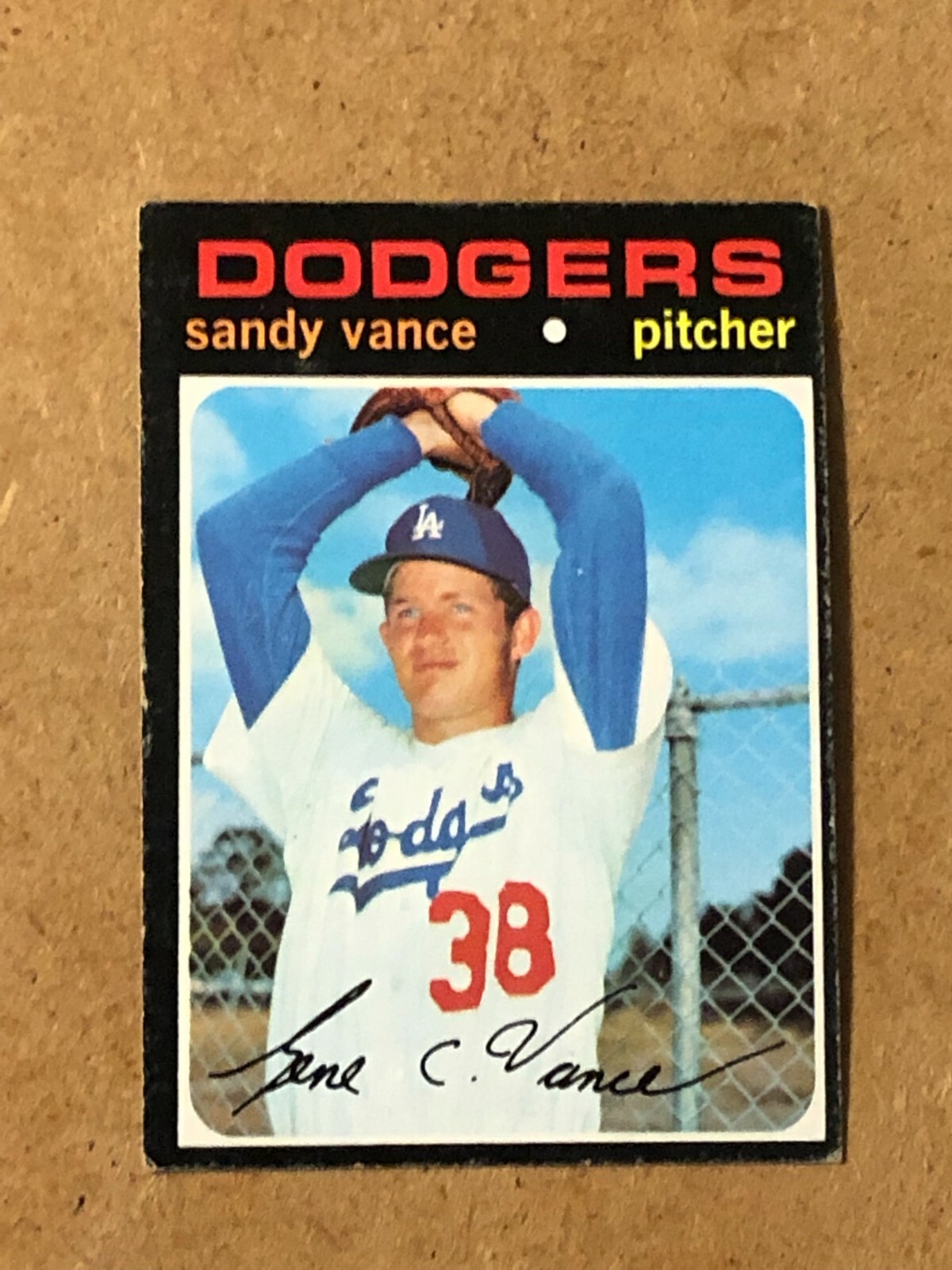 1971 Topps Sandy Vance Rookie #34 VG-EX | eBay