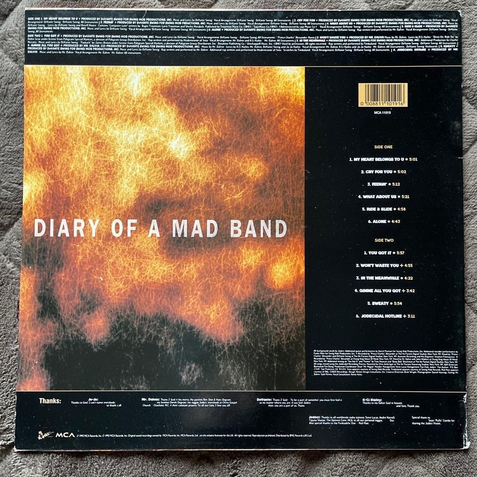 Jodeci Diary of a Mad Band | eBay