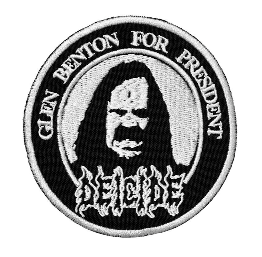 Deicide Sew-on Patch - Glen Benton For President American Death Metal ...