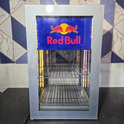 Red Bull Display Fridge w/ LED lights - Temp & Dimming Dials *FREE UK ...