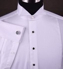 White Luxury Formal Tuxedo Dinner Shirt For Wedding Or Dinner Evening ...