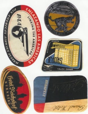 1900-1950 - Travel Stickers